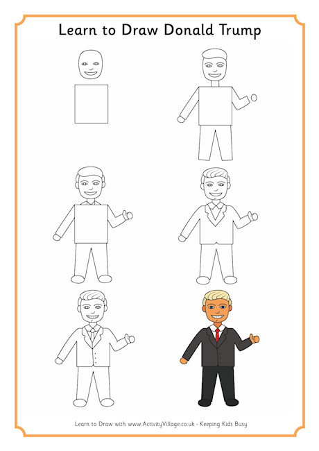 Learn to Draw US Presidents | Activity Village