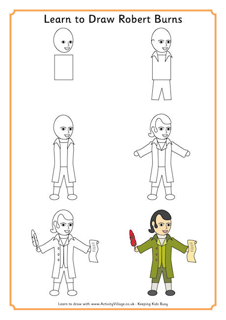 Learn to Draw Famous People | Activity Village