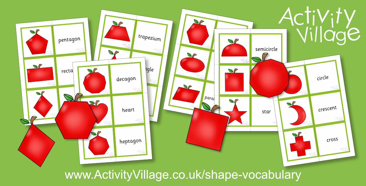 Learning 2D Shapes with Apples! | Activity Village