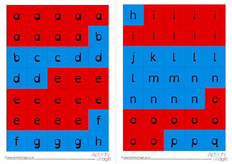 Letter Tiles | Activity Village