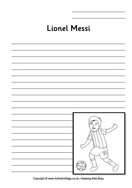 Lionel Messi Resources for Kids