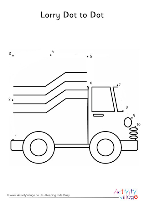 Transport Dot to Dots | Activity Village