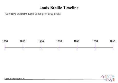 Louis Braille | Activity Village