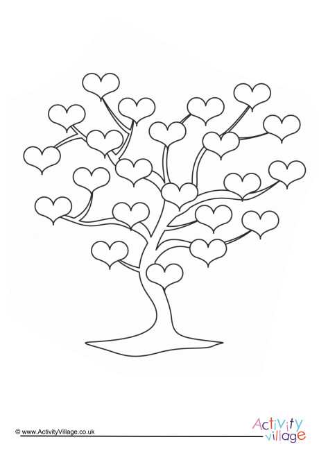 Tree Colouring Pages | Activity Village