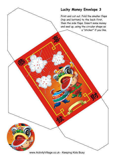 Lucky Money Envelopes | Activity Village