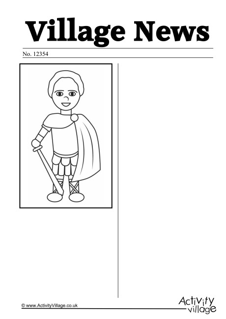 Famous People Newspaper Writing Prompts | Activity Village