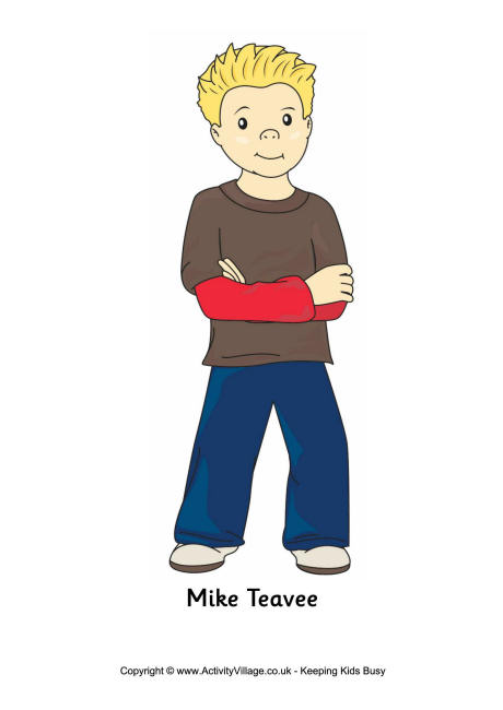 Mike Teavee Poster | Activity Village