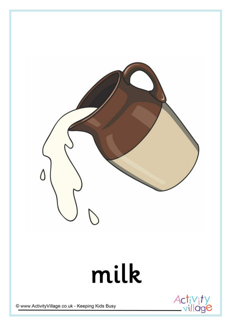 Milk Poster 2 | Activity Village