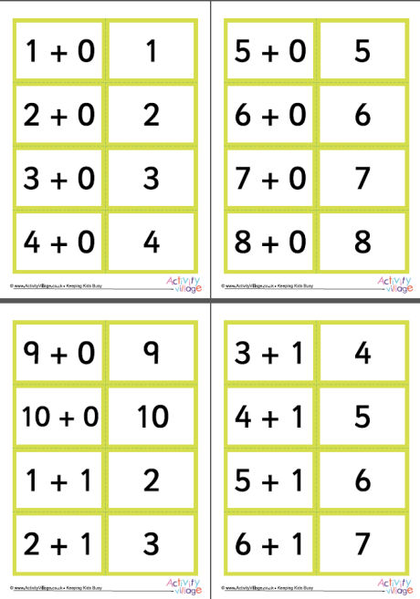 Number Bond Printables | Activity Village