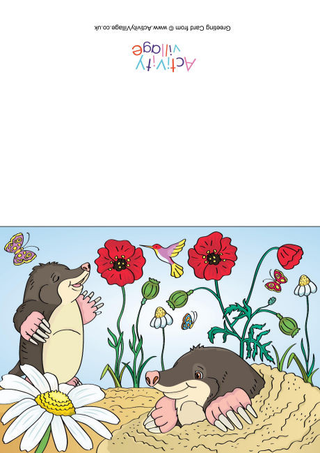 Mole Printables | Activity Village
