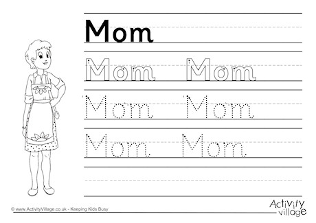 Mother's Day Worksheets | Activity Village