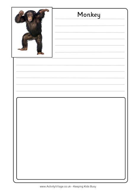 Animal Notebooking Pages | Activity Village