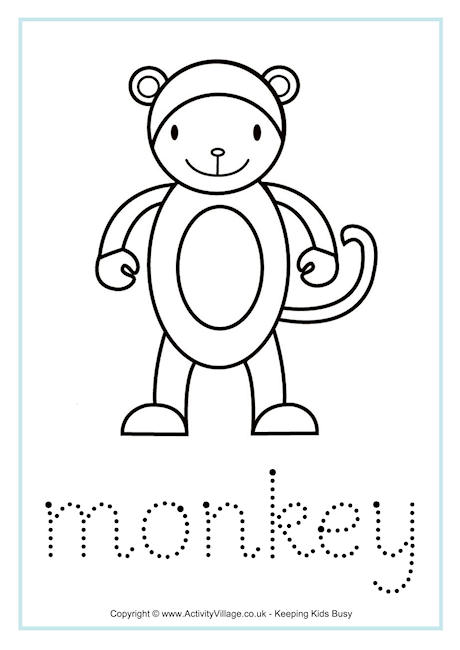 Year of the Monkey Worksheets | Activity Village