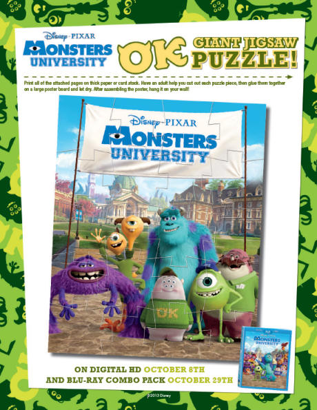 Monsters University | Activity Village