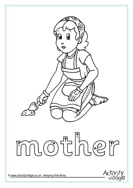 Mother's Day Worksheets | Activity Village