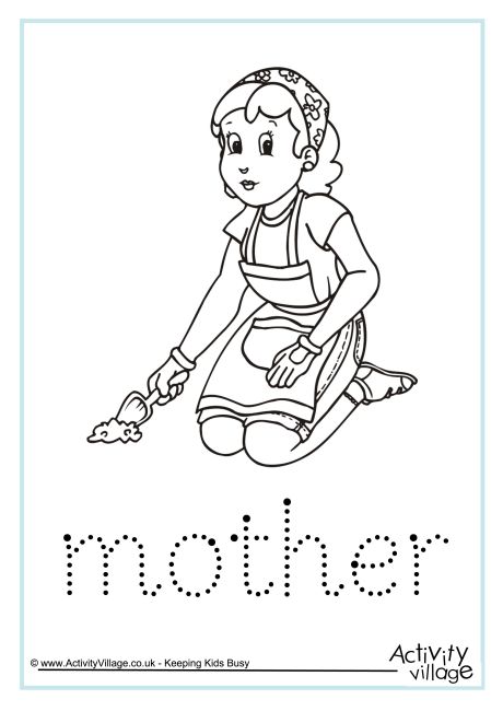 Mother's Day Worksheets | Activity Village