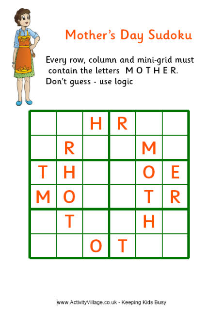 Word Sudoku | Activity Village
