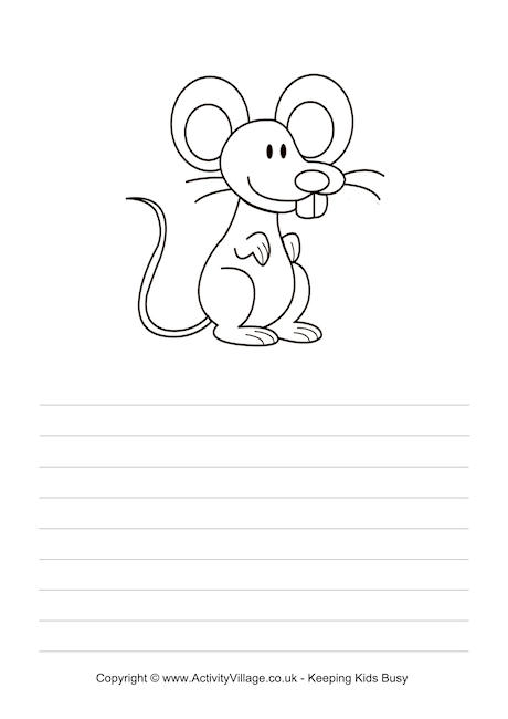 Mouse Story Paper | Activity Village