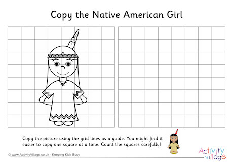 Thanksgiving Grid Copy Puzzles | Activity Village