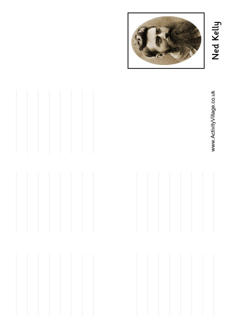 Ned Kelly | Activity Village