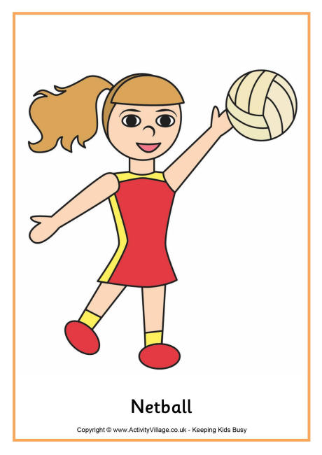 Netball Poster | Activity Village