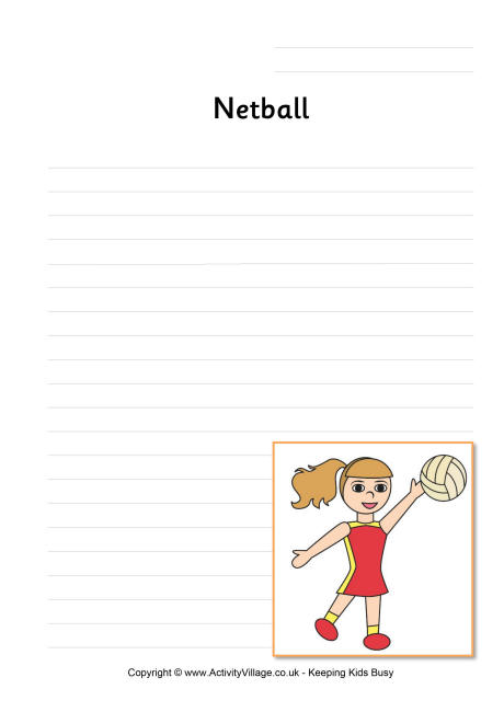 Netball Theme for Kids