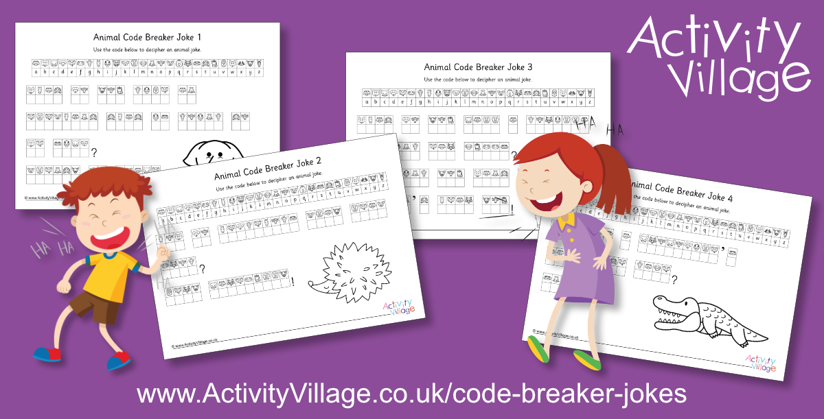 New Code Breaker Jokes with an Animal Theme | Activity Village