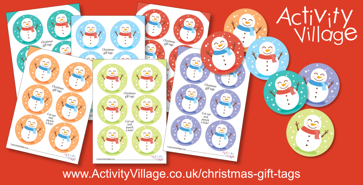 New Printable Christmas Gift Tags | Activity Village