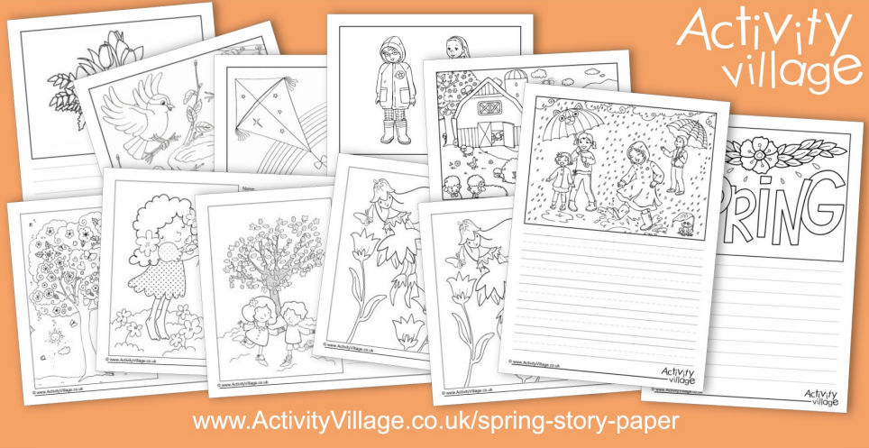 New Spring Story Paper Designs | Activity Village