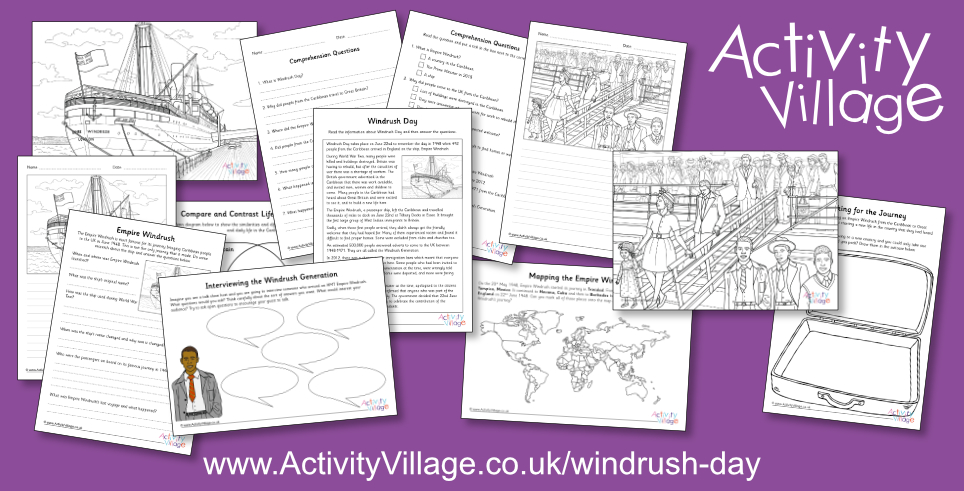 All New Windrush Day Resources | Activity Village