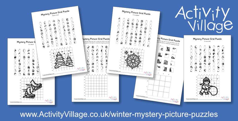 New Winter Mystery Picture Puzzles | Activity Village