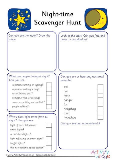 Scavenger Hunts | Activity Village