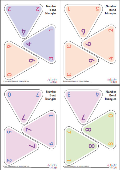 Number Bond Printables | Activity Village