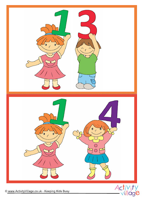Number Flash Cards | Activity Village