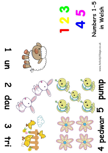 Welsh Language Printables | Activity Village