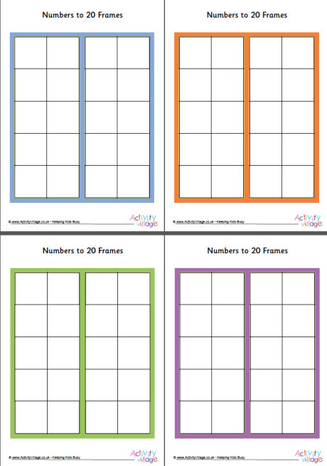 Comparing Numbers up to 20 | Activity Village