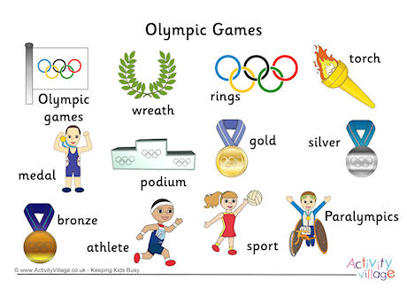 Olympic Games Vocabulary | Activity Village
