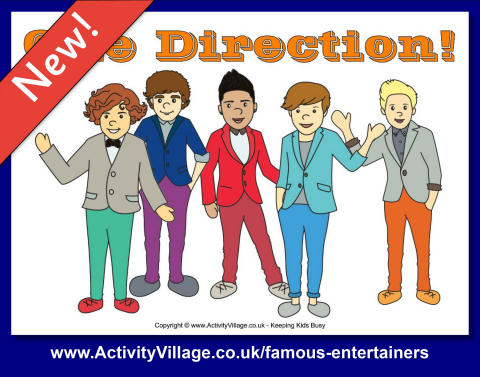 One Direction and Rihanna - Lots of Fun Printables for Young Fans ...