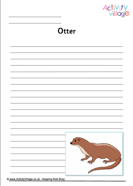 Otters | Activity Village