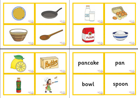 Pancake Day Vocabulary | Activity Village