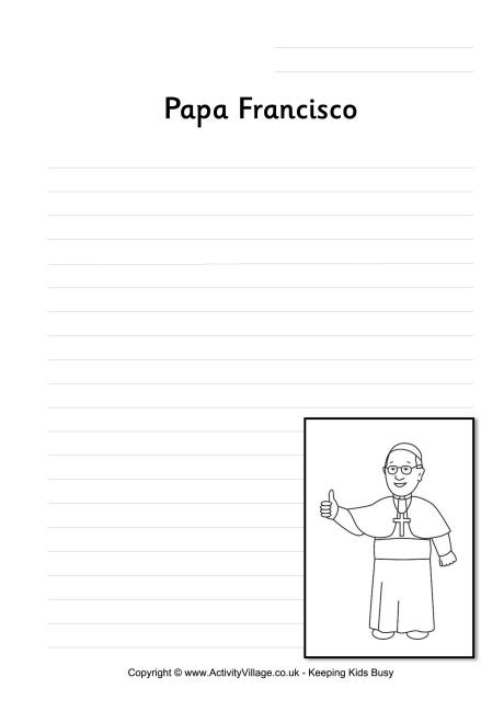 Pope Francis - Printable Activities for Kids