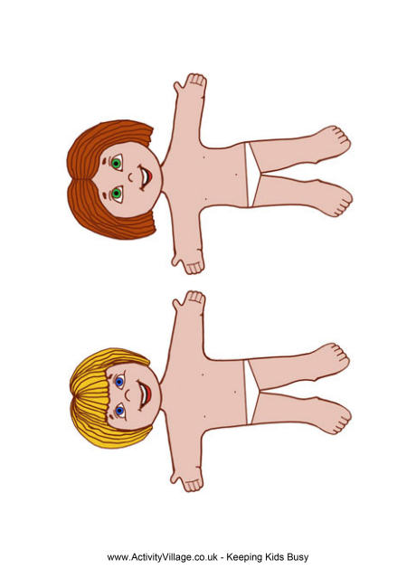Simple Paper Dolls | Activity Village