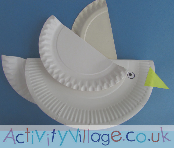 Paper Plate Dove | Activity Village