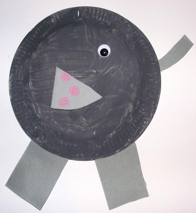 Paper Plate Elephant Craft