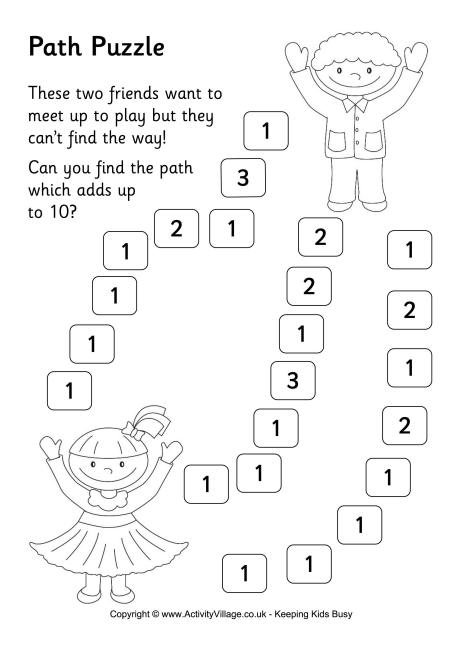 Path Puzzles | Activity Village