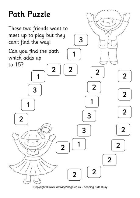 Path Puzzles | Activity Village