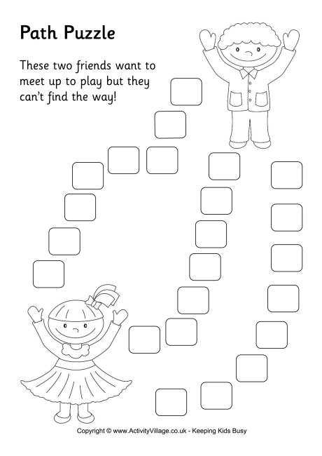 Path Puzzles | Activity Village