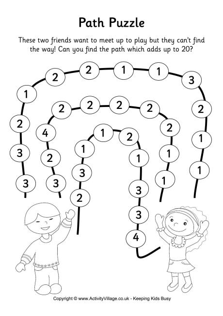Path Puzzles | Activity Village