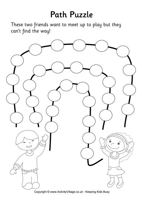 Path Puzzles | Activity Village