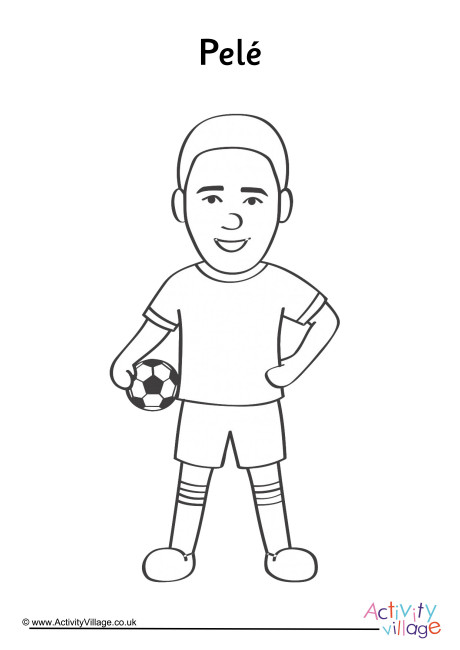 Soccer Colouring Pages | Activity Village